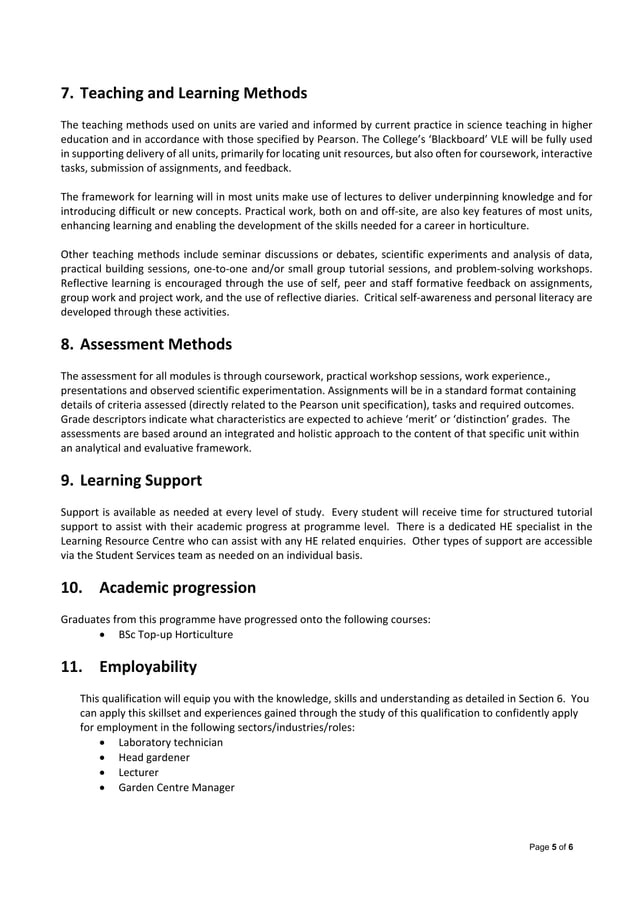 HND Horticulture | PDF | Gardening | Home & Garden