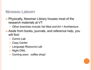 HNFE 2014 Library Lecture | PPT