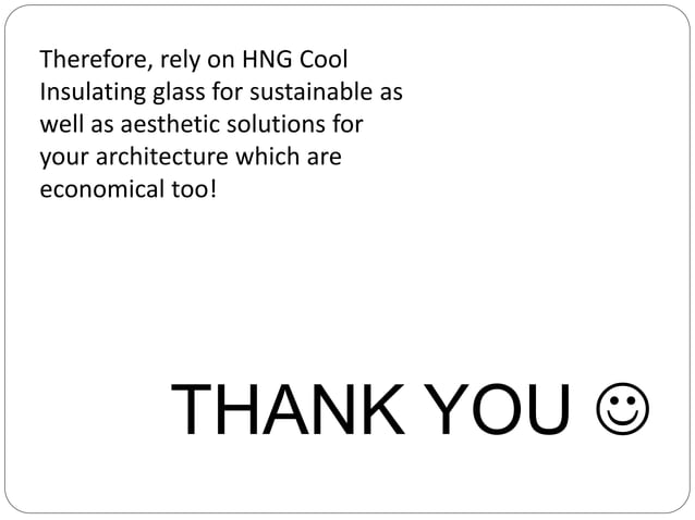 Hng cool insulating glass | PPT
