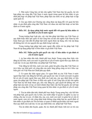 Hngd luat hon nhan va gia dinh nam 2000 | PDF