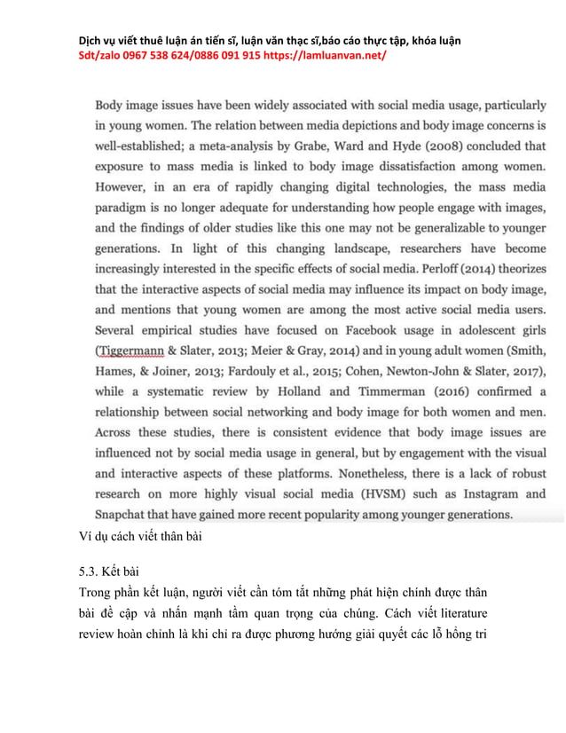 Hướng Dẫn Cách Viết Literature Review Chi Tiết | DOCX