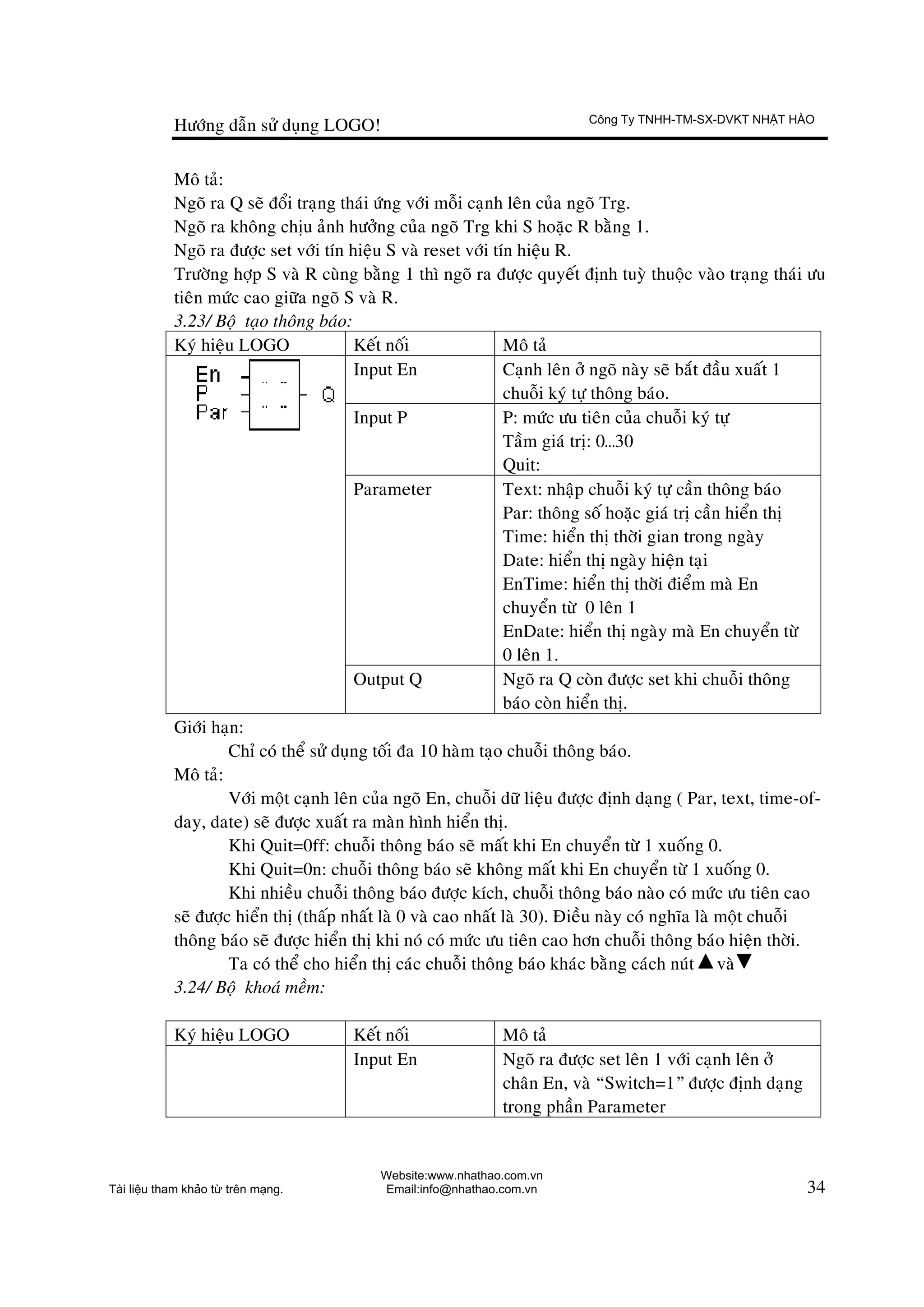 Hướng dẫn cài đặt bộ điều khiển siemens simatic logo! | PDF