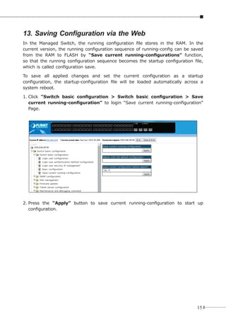 Hướng dẫn cài đặt switch planet layer 3 | PDF