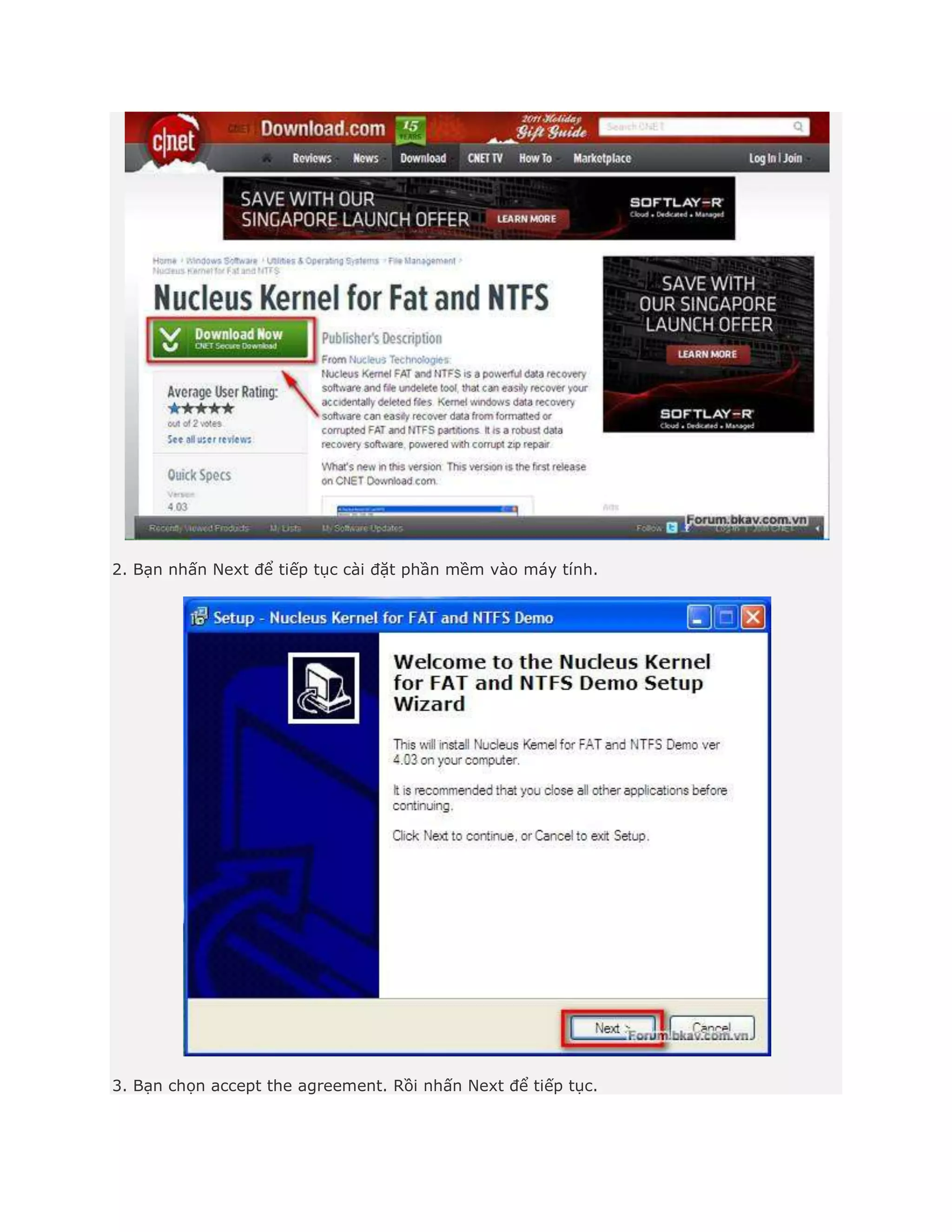 Hướng dẫn cứu dữ liệu nucleus kernel for fat and ntfs,partition find ...