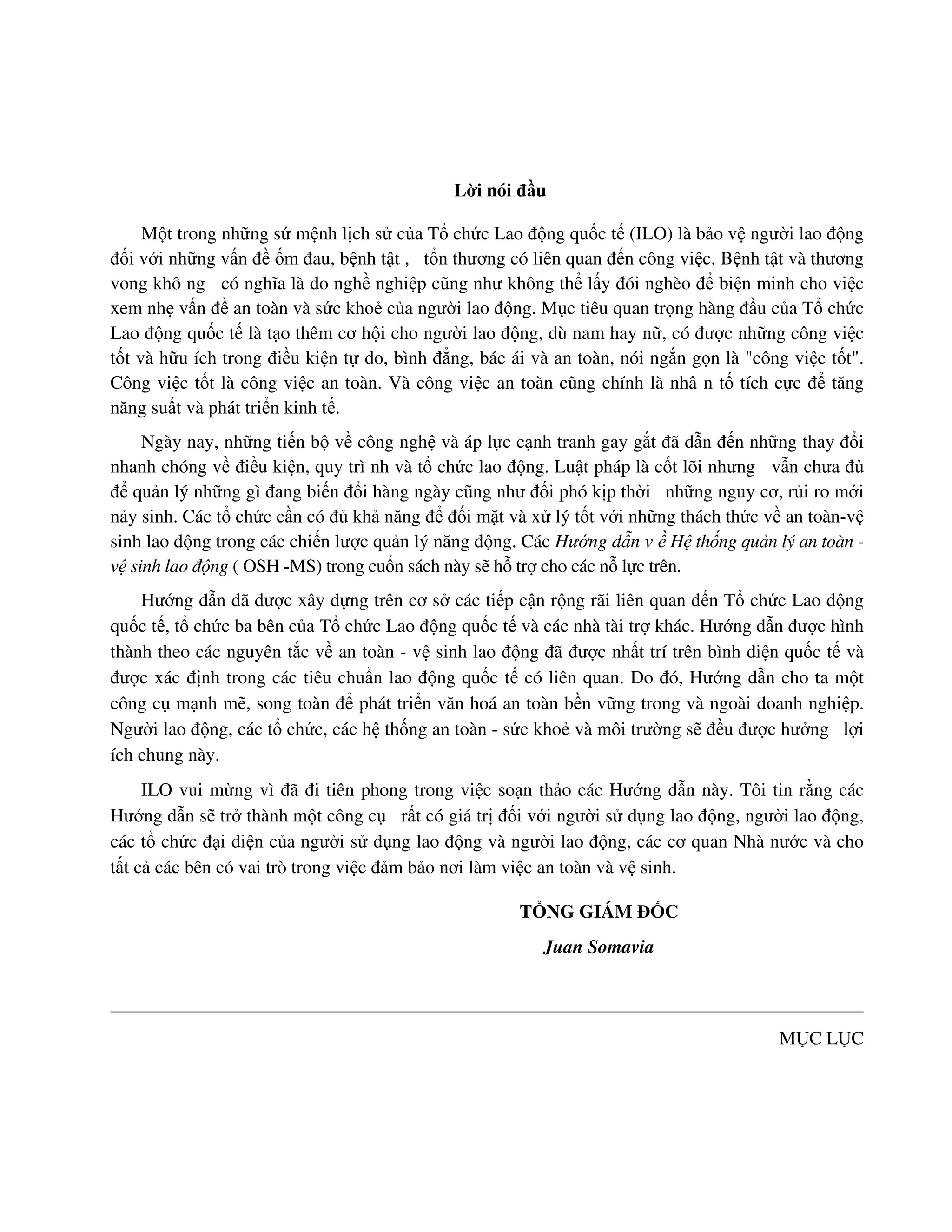 Hướng dẫn hệ thống quản lý an toàn và vệ sinh lao động ilo – osh 2001 | PDF