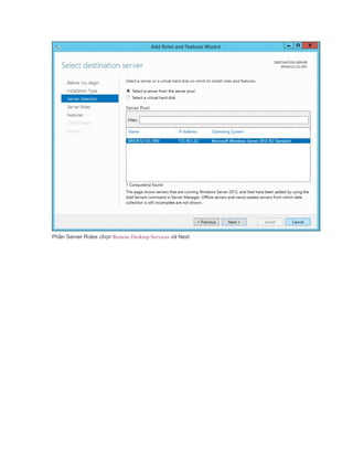Hướng dẫn kích hoạt microsoft remote desktop licensing | DOC