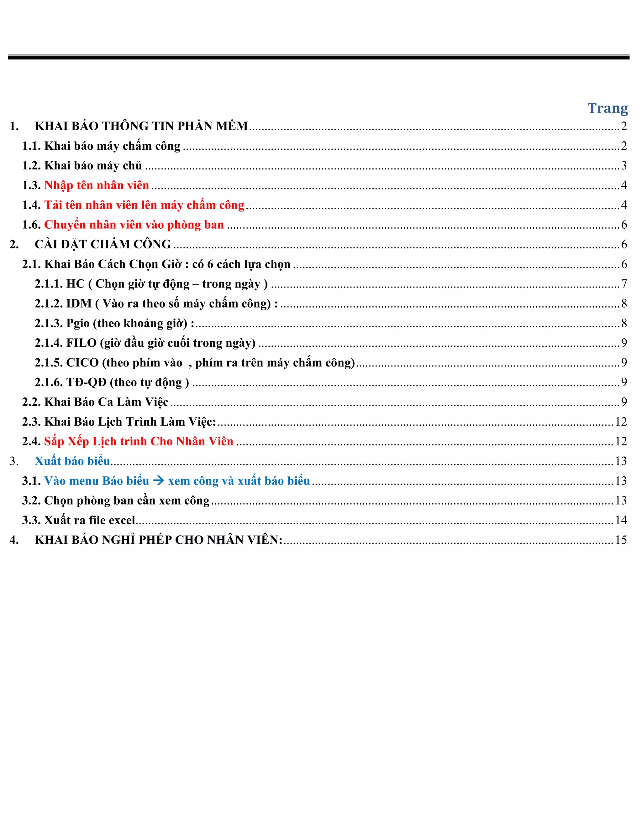 Phần mềm dùng cho máy chấm công ronald jack | PDF