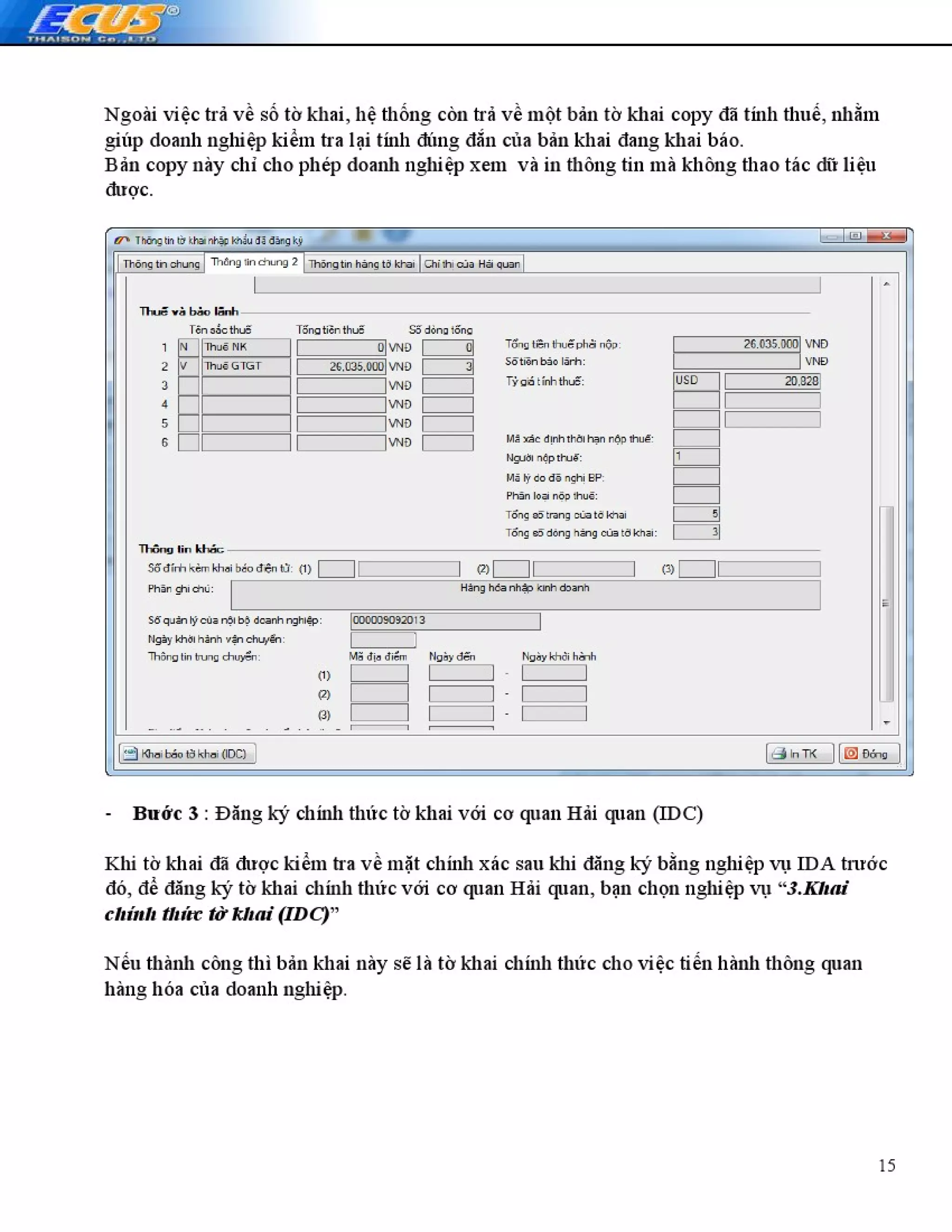 Hướng dẫn sử dụng phần mềm khai báo hải quan ecus5 vnaccs | PPT
