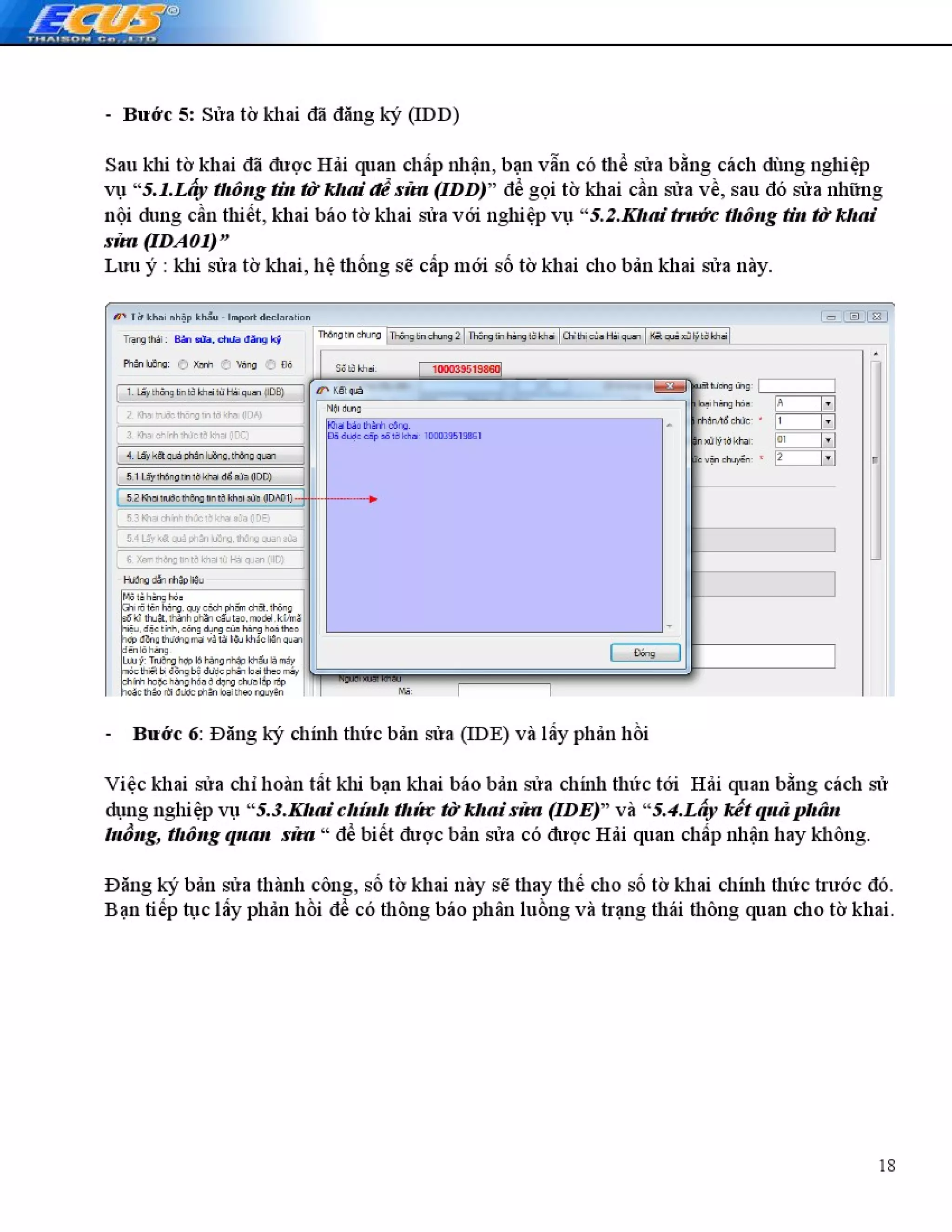 Hướng dẫn sử dụng phần mềm khai báo hải quan ecus5 vnaccs | PPT