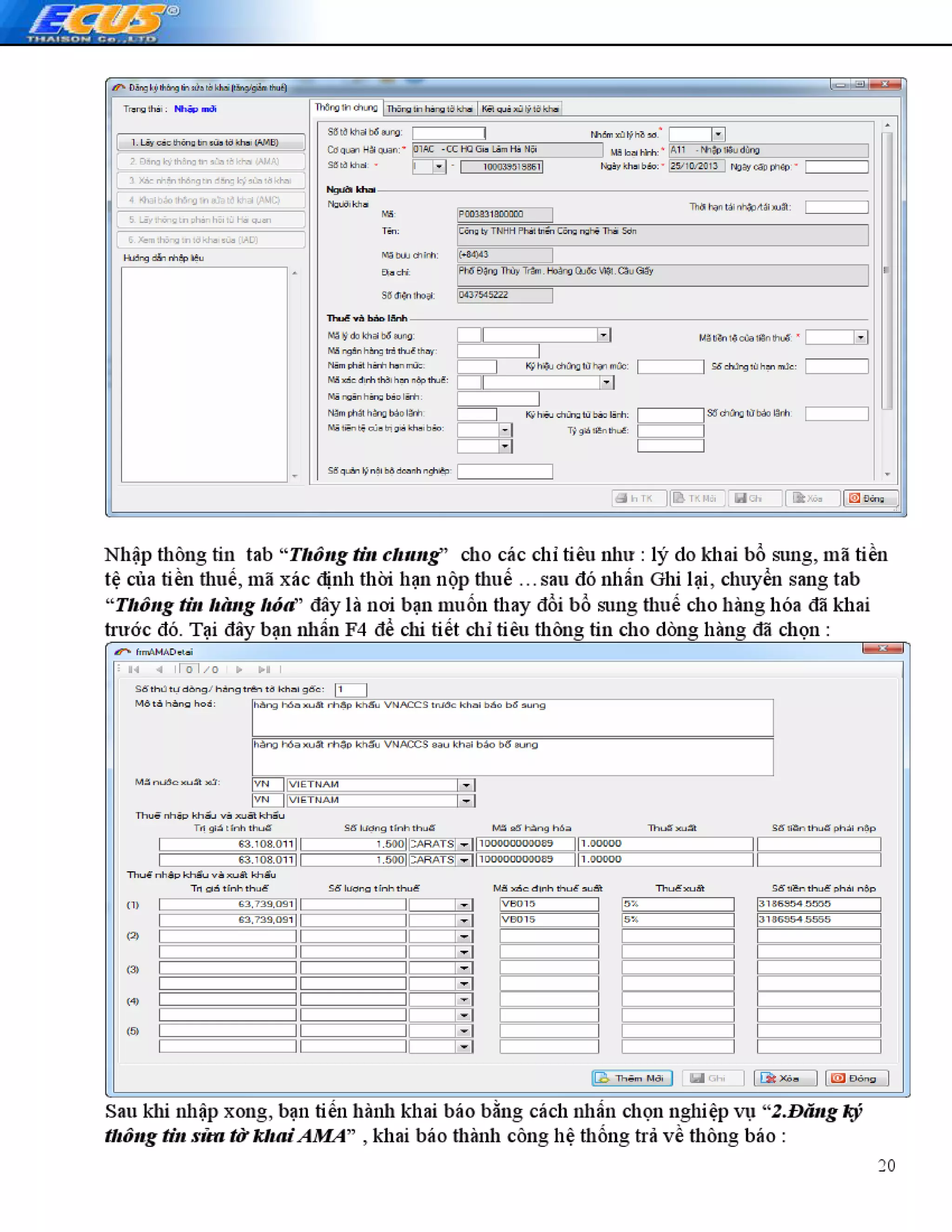 Hướng dẫn sử dụng phần mềm khai báo hải quan ecus5 vnaccs | PPT