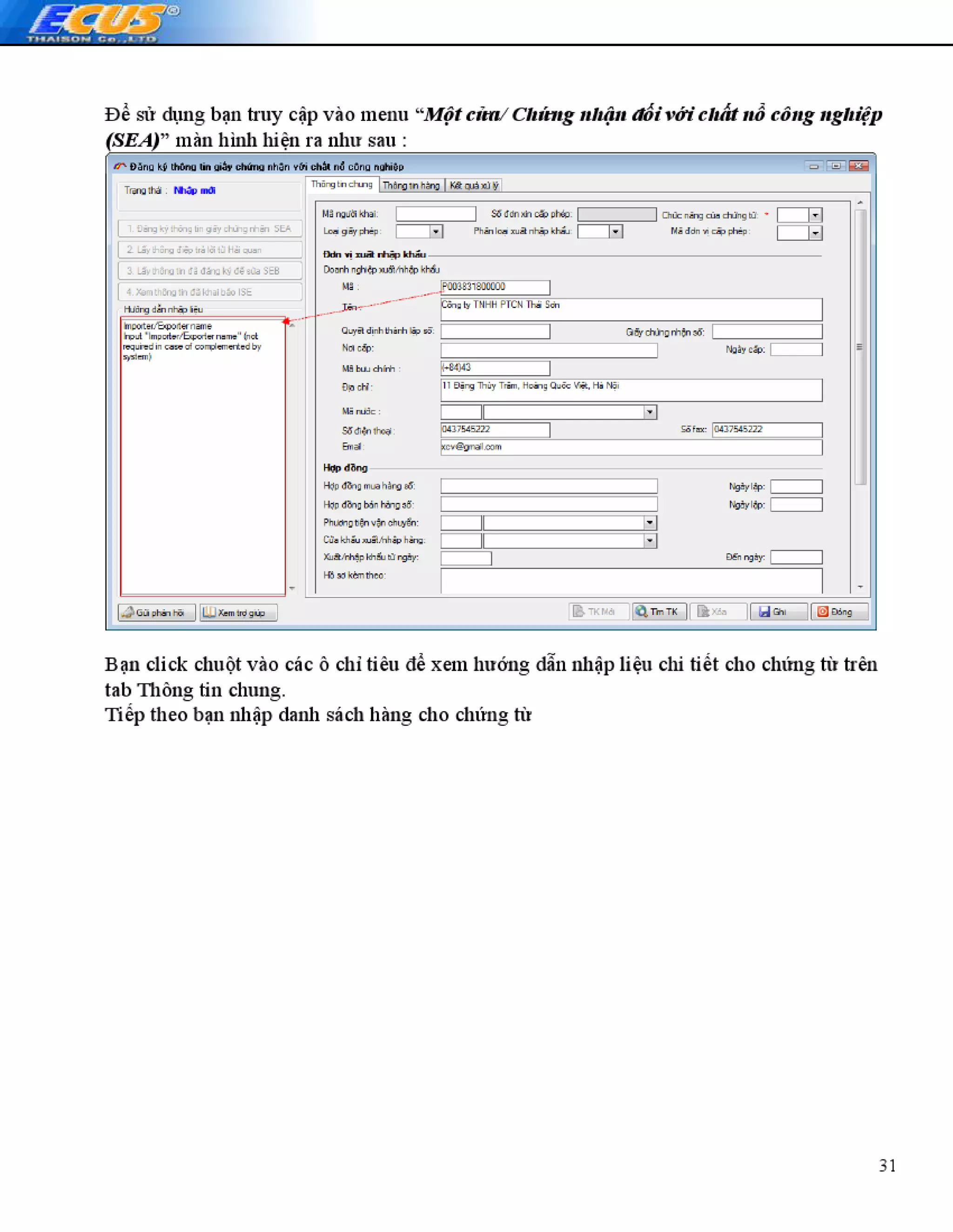 Hướng dẫn sử dụng phần mềm khai báo hải quan ecus5 vnaccs | PPT
