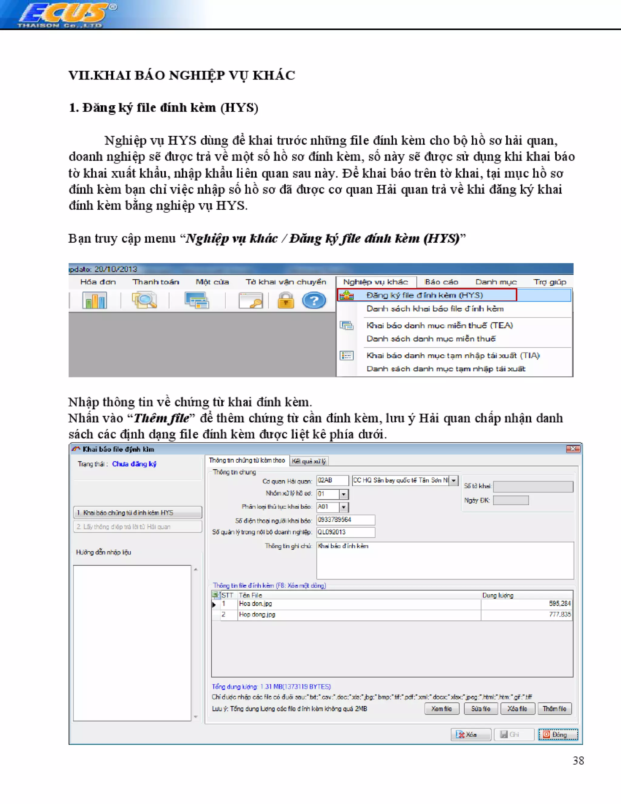 Hướng dẫn sử dụng phần mềm khai báo hải quan ecus5 vnaccs | PPT