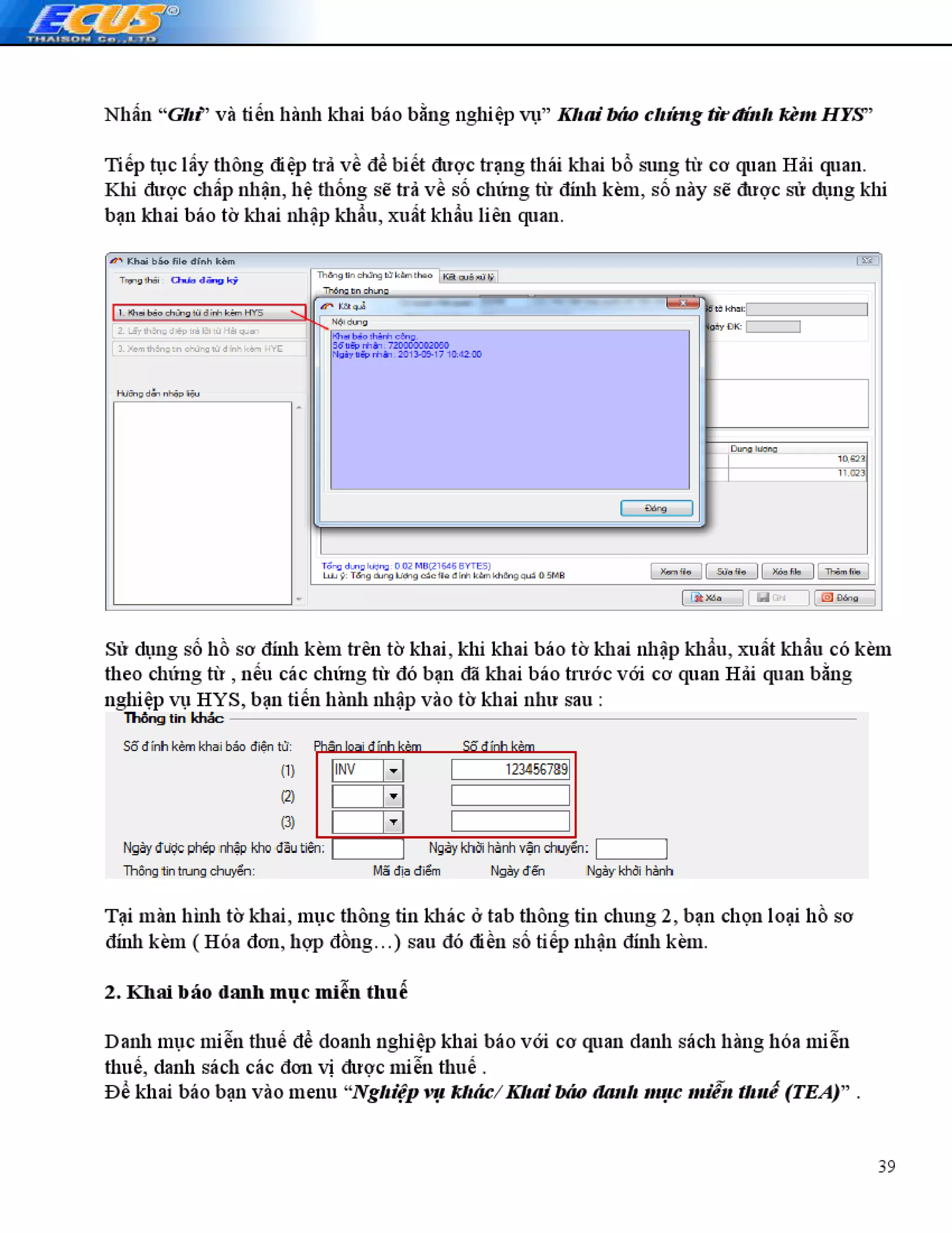 Hướng dẫn sử dụng phần mềm khai báo hải quan ecus5 vnaccs | PPT