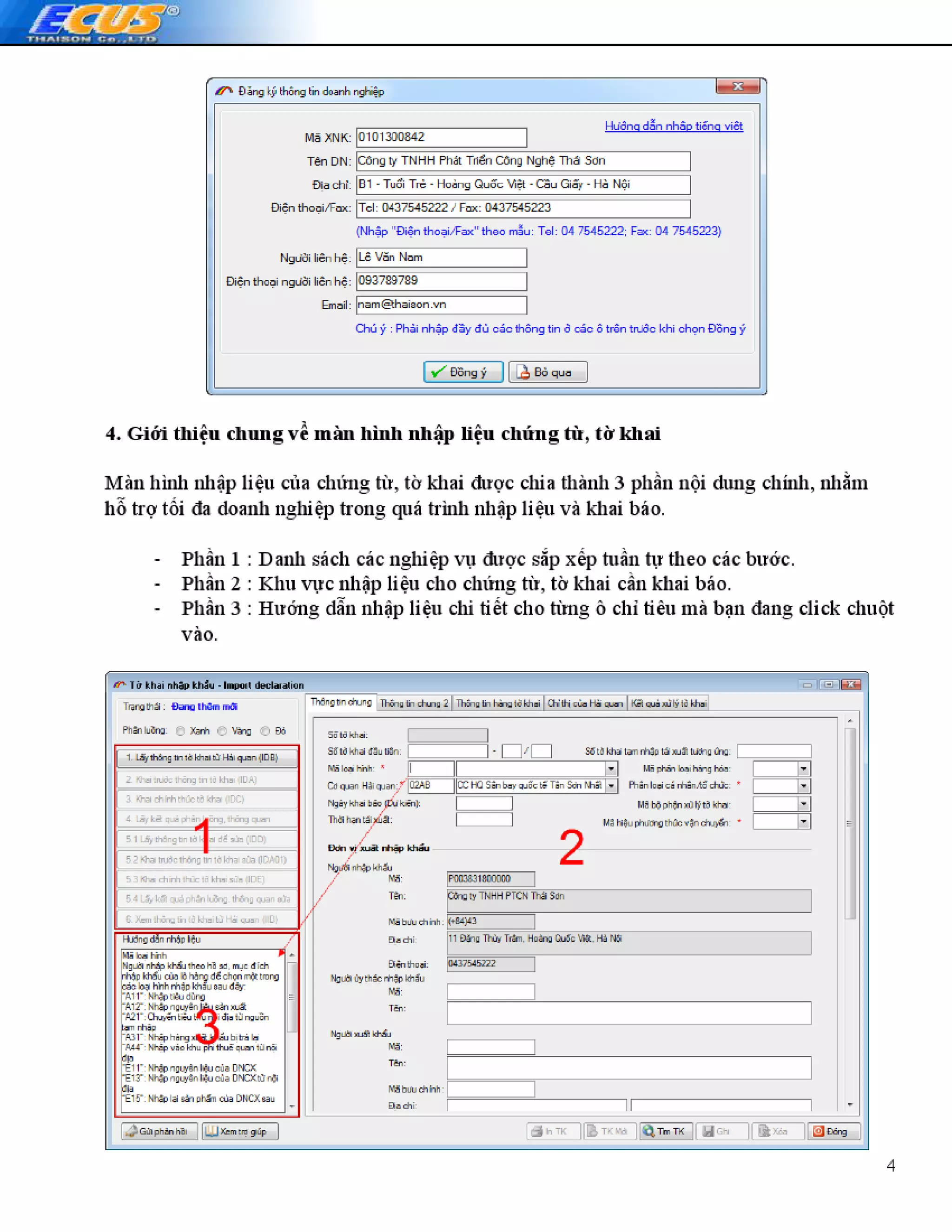 Hướng dẫn sử dụng phần mềm khai báo hải quan ecus5 vnaccs | PPT