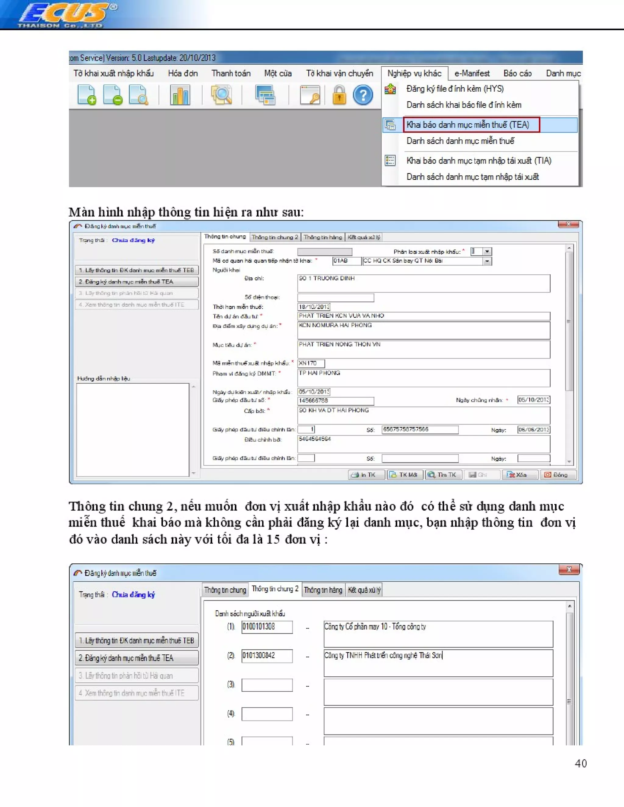 Hướng dẫn sử dụng phần mềm khai báo hải quan ecus5 vnaccs | PPT