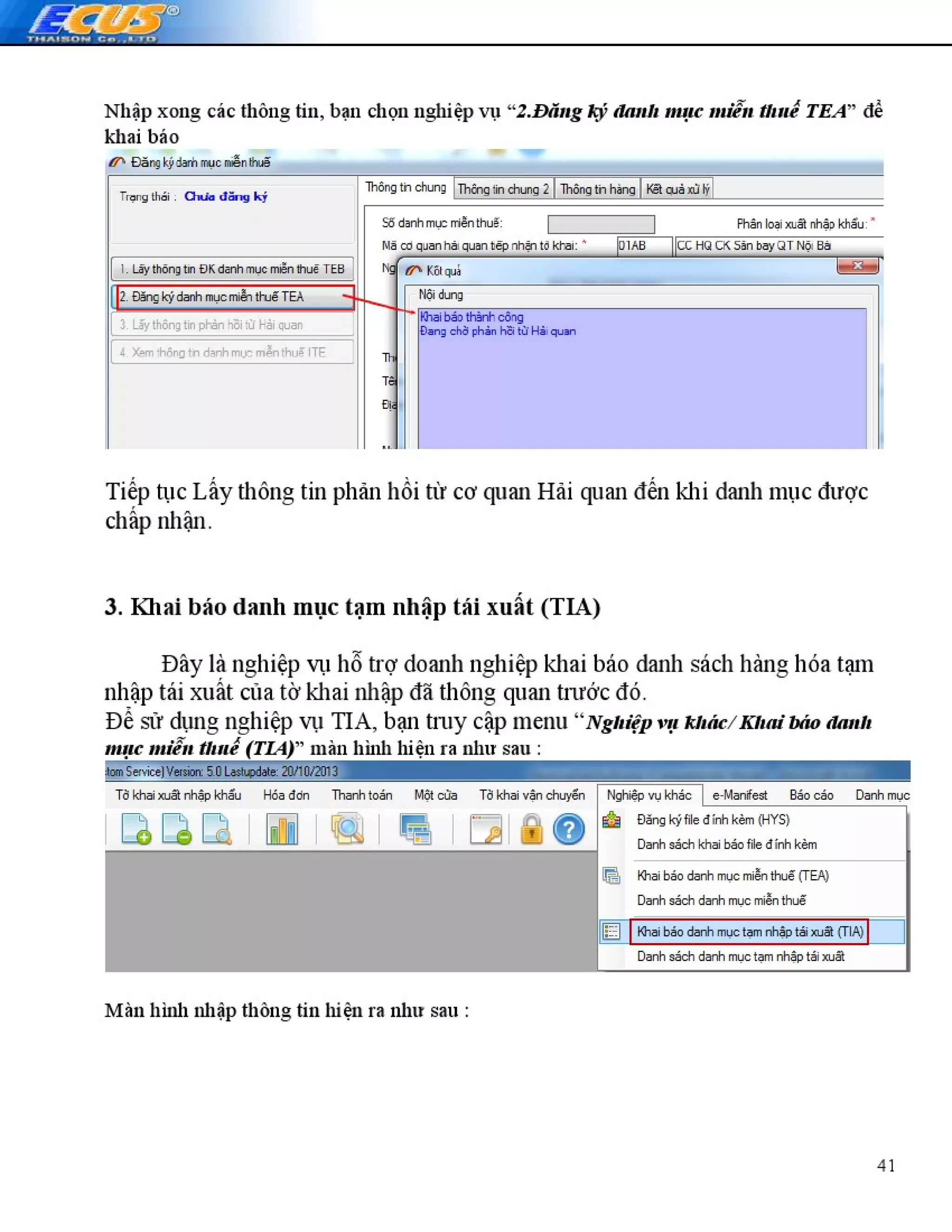 Hướng dẫn sử dụng phần mềm khai báo hải quan ecus5 vnaccs | PPT