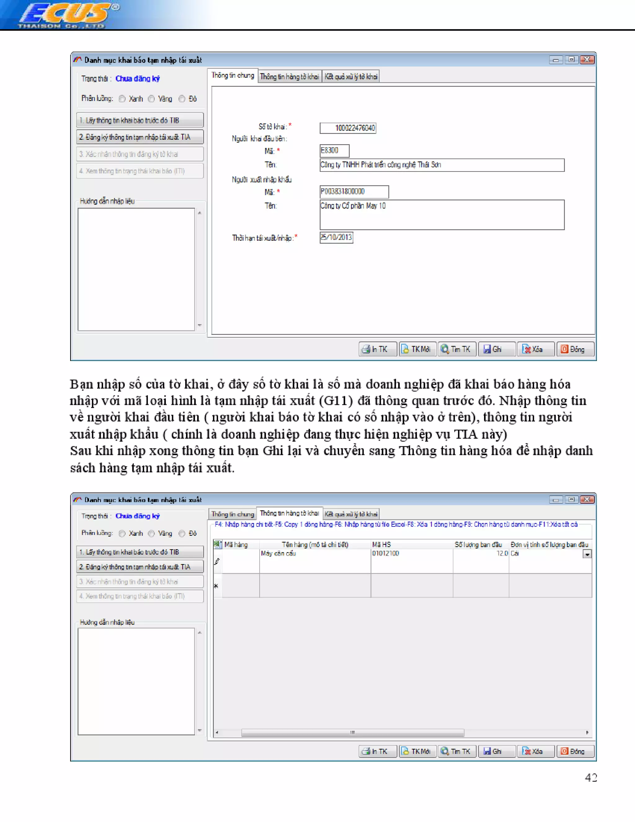 Hướng dẫn sử dụng phần mềm khai báo hải quan ecus5 vnaccs | PPT