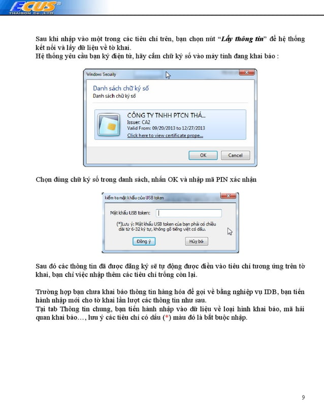 Hướng dẫn sử dụng phần mềm khai báo hải quan ecus5 vnaccs | PPT
