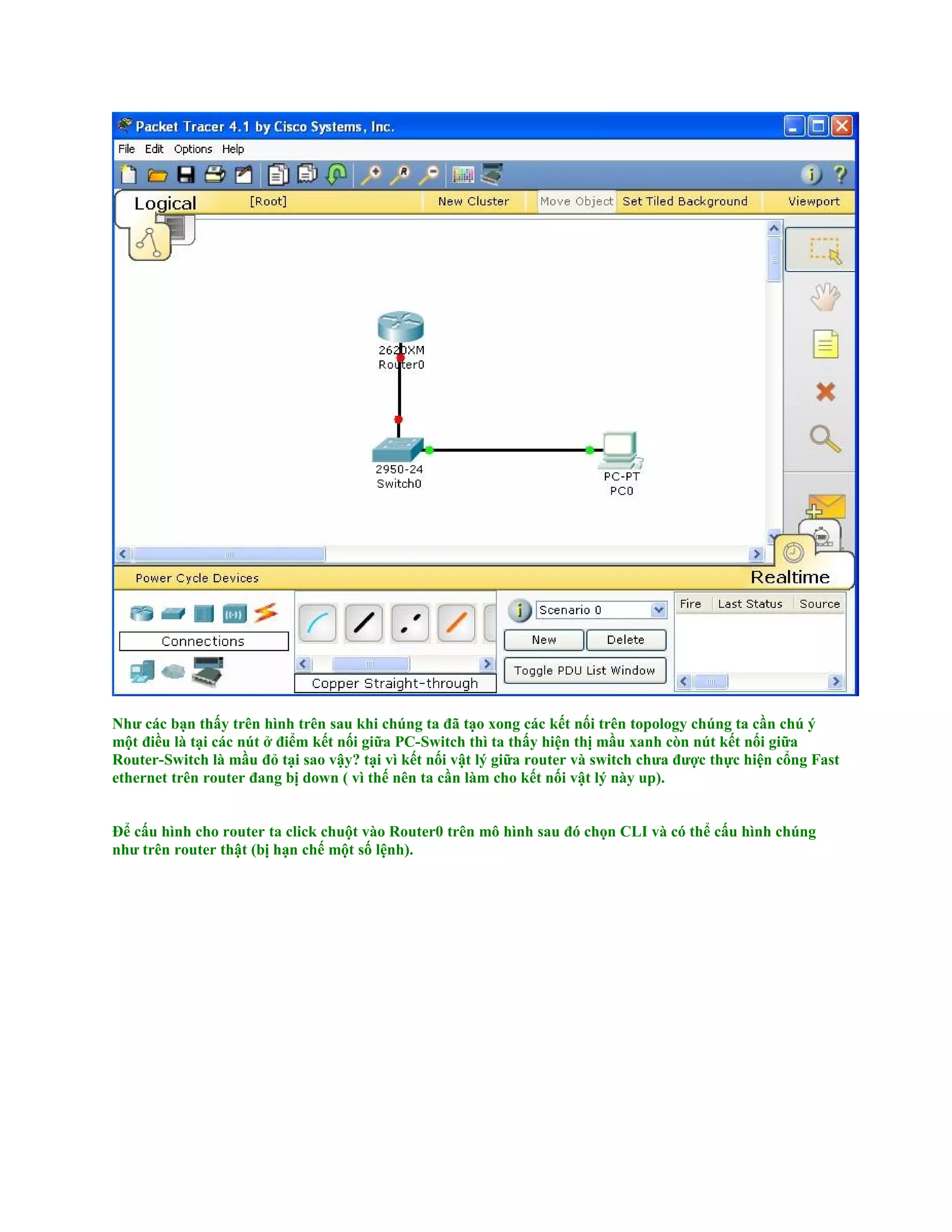 Hướng dẫn sử dụng phần mềm packet tracer | DOC
