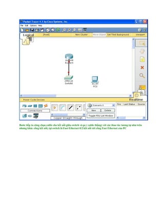 Hướng dẫn sử dụng phần mềm packet tracer | DOC