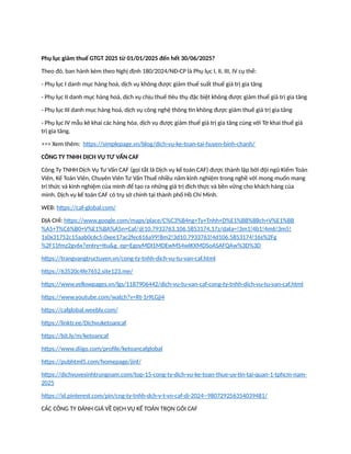 Hàng hóa dịch vụ nào không được giảm thuế GTGT 2025.docx