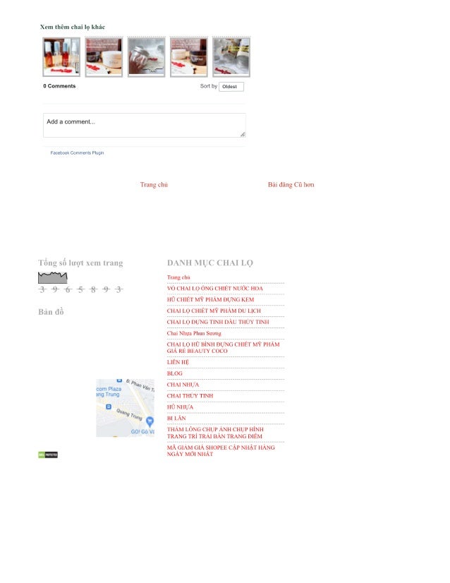 HŨ NHỰA TRONG 30G | Chai Lọ Beauty Coco | PDF