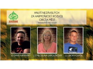 HNHRM Nejdek - volební prezentace | PPTX