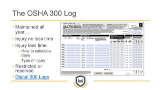 Your Compliance Manual to OSHA's 300 and 300A Forms | PPTX