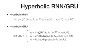 Hyperbolic Neural Networks | PDF