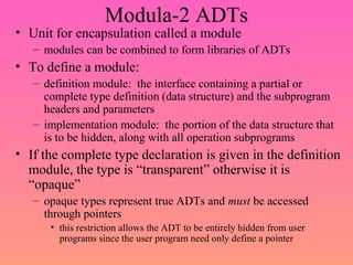 Abstract data types | PPT