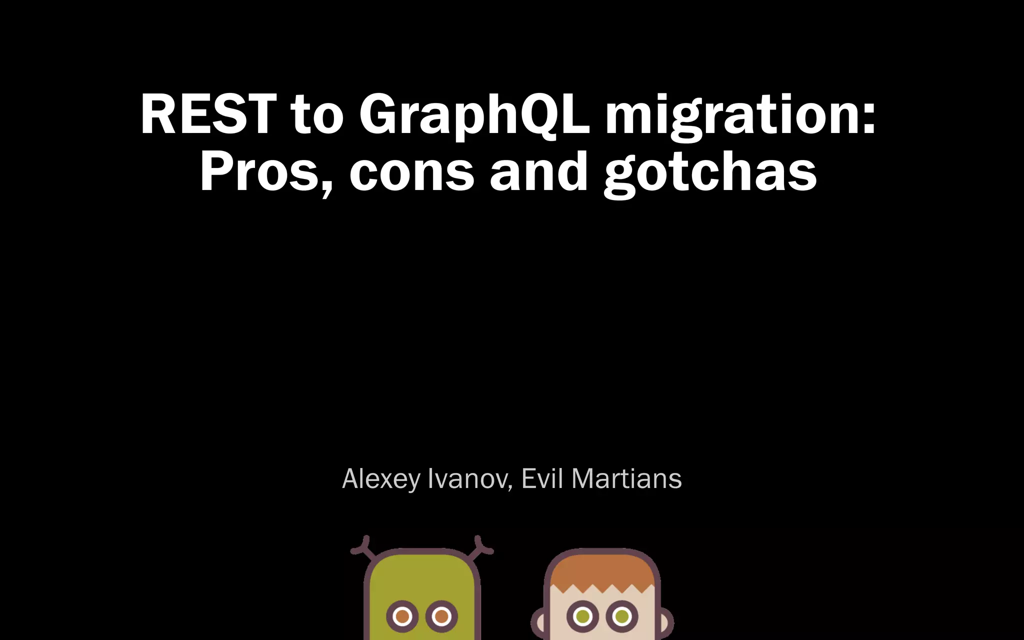 REST to GraphQL migration: Pros, cons and gotchas | PPT