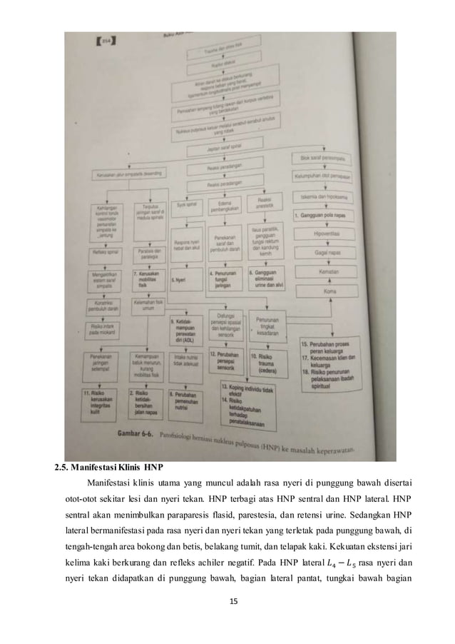 HNP (Hernia Nukleus Pulposus) atau Saraf Kejepit | DOCX