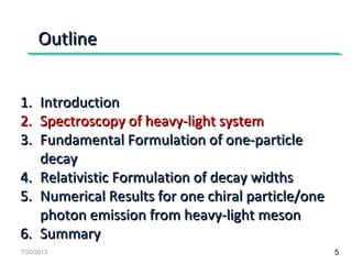 Chiral Particle/Photon emission from heavy-light mesons | PPT