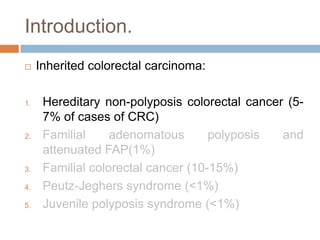 Hereditary Nonpolyposis Colorectal Cancer (hnpcc)
