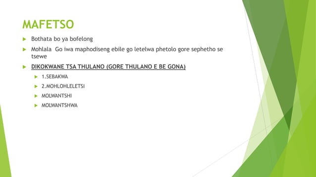 Aspect of Sepedi in Context | PPTX