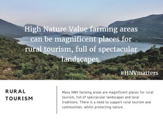 Concept of High Nature Value farming explained | PPT