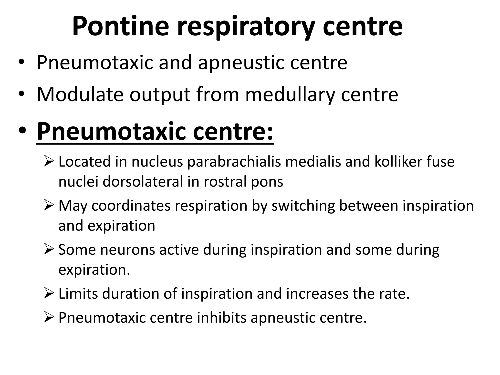 Neural regulation of_respiration | PPTX
