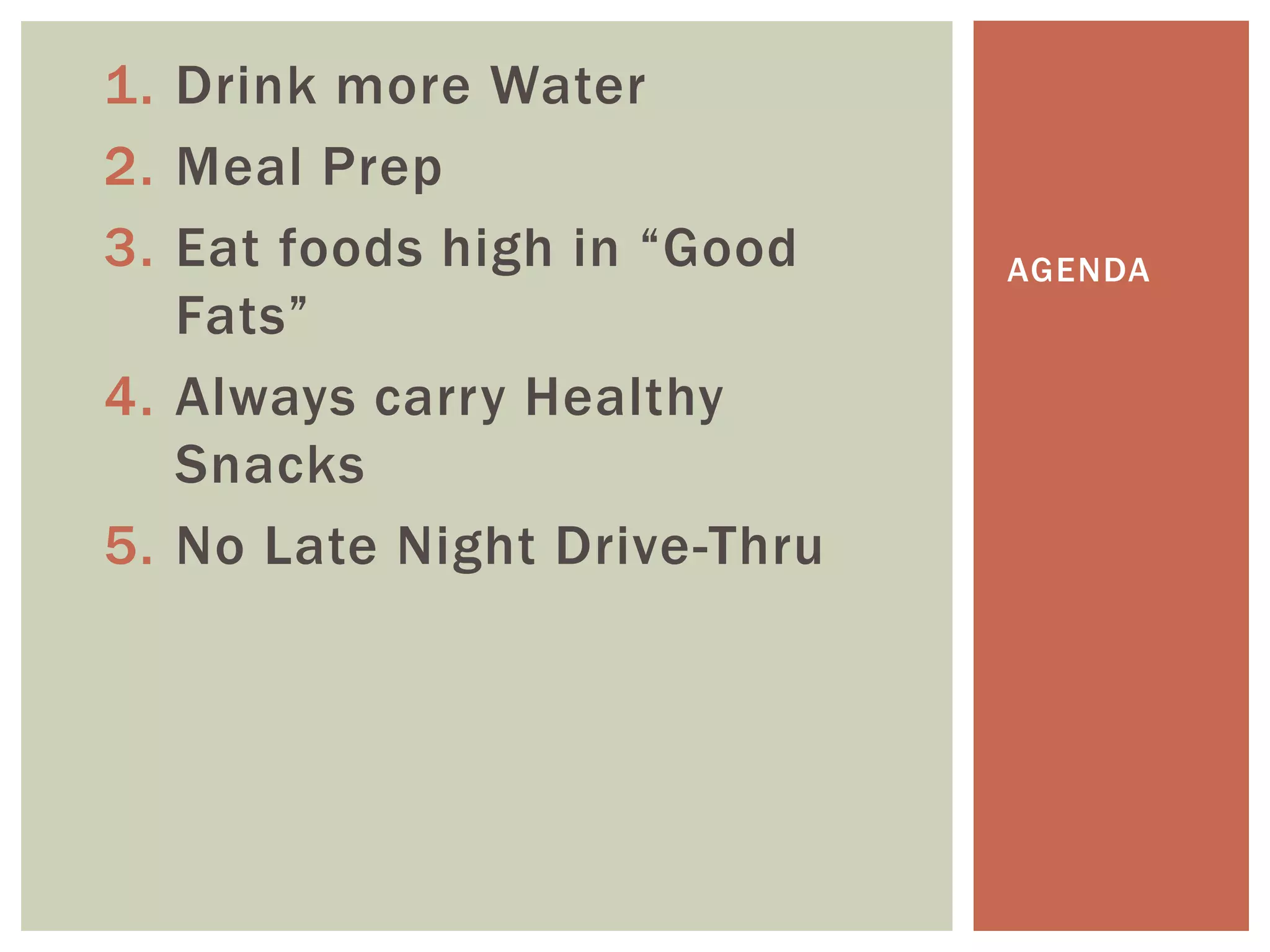 5 Tips for Avoiding Fast Food | PPTX