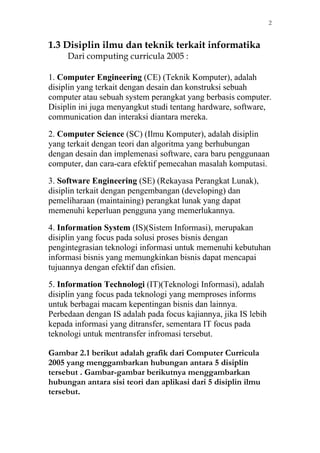 BAB 1 PENGERTIAN DASAR INFORMATIKA | PDF