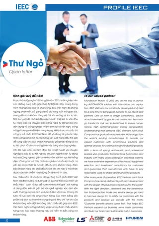 Hồ sơ năng lực công ty cổ phần IEEC Việt Nam | PDF