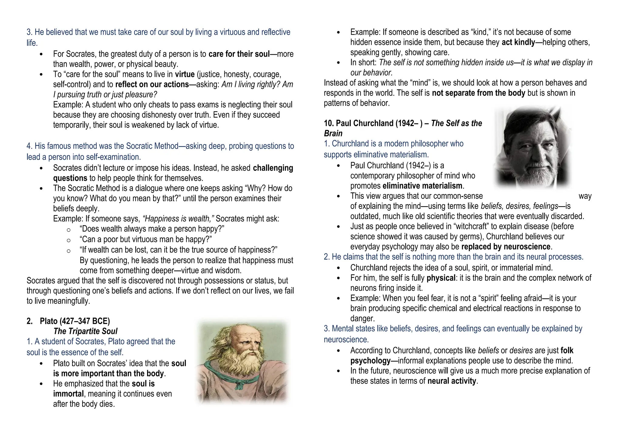 Understanding the self and the Philosopher who study self | DOCX