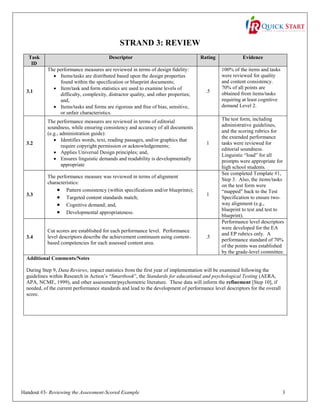 HO #3-Reviewing the Assessment-Scored Example-22JAN14 | PDF