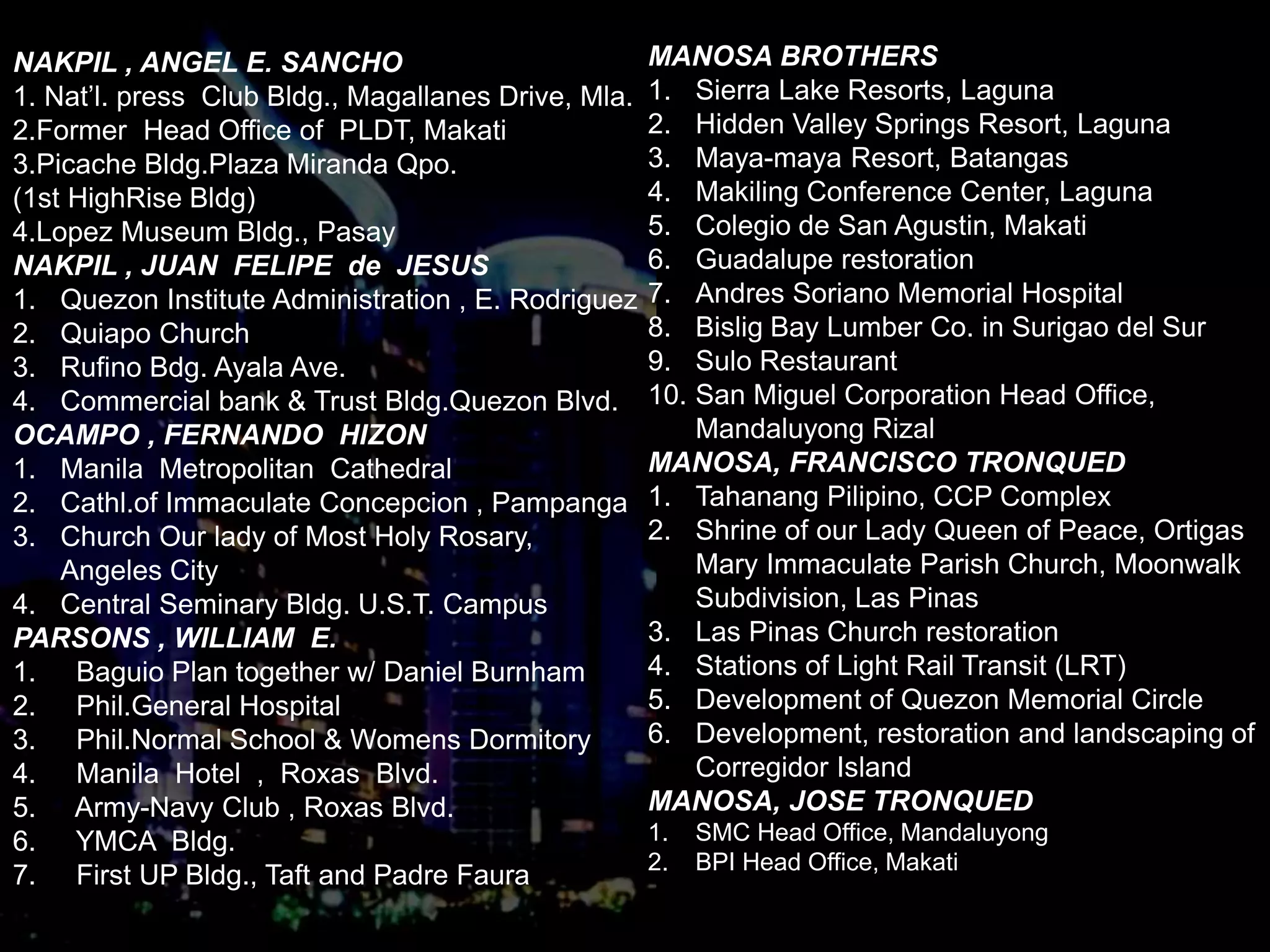 Hoa 4 - Philippine Architecture 1 | PDF