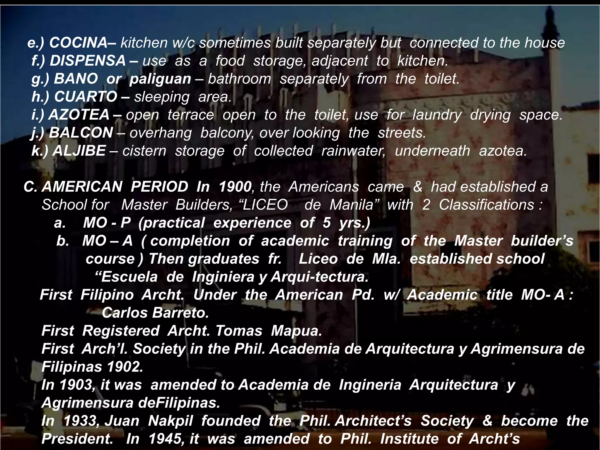 Hoa 4 - Philippine Architecture 1 | PDF