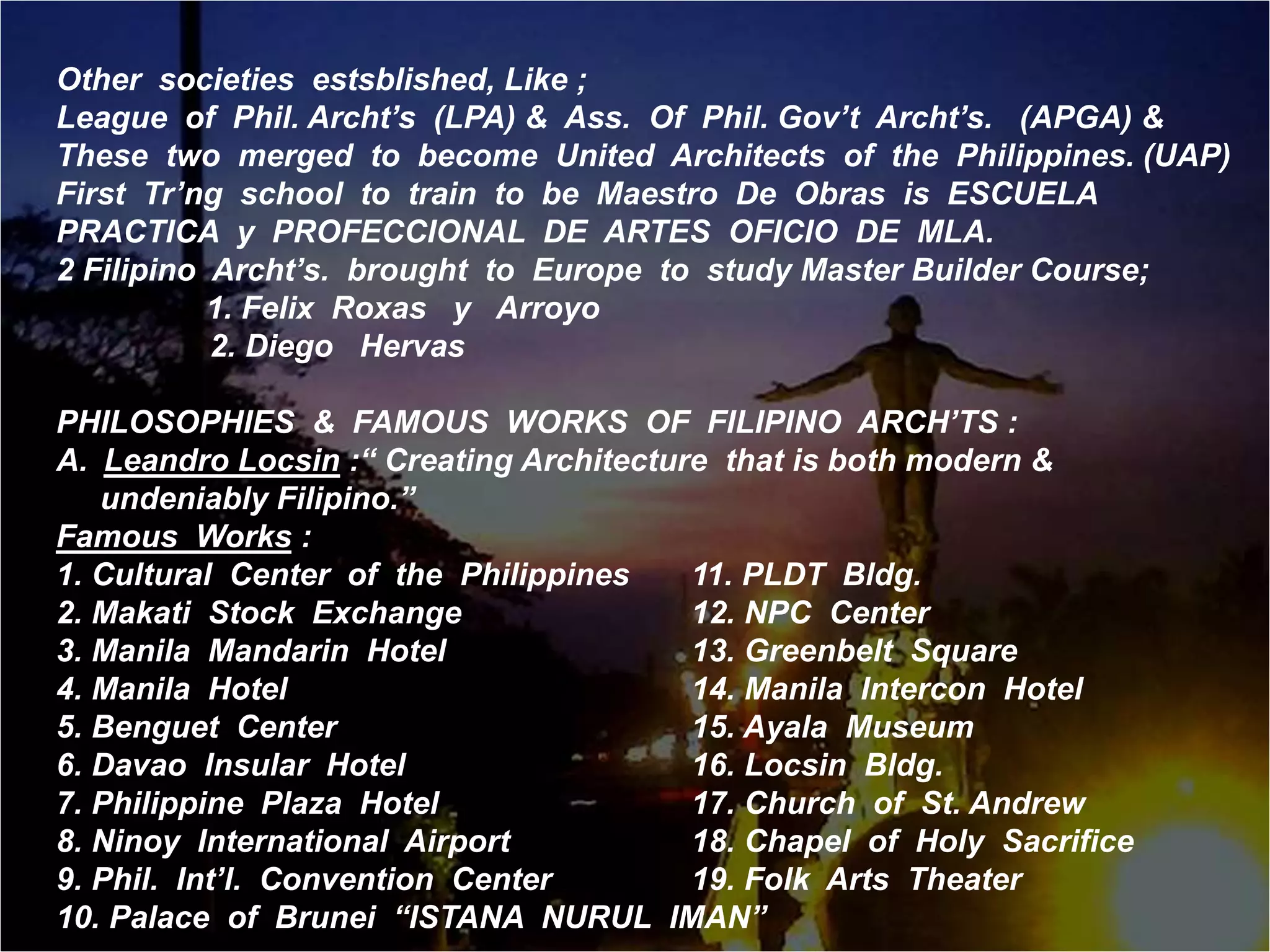 Hoa 4 - Philippine Architecture 1 | PDF