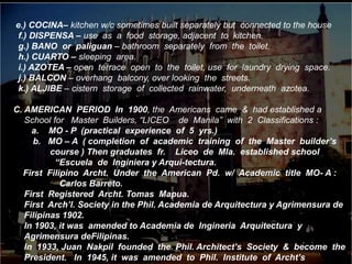 Hoa 4 - Philippine Architecture 1 | PDF