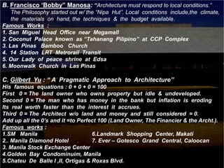 Hoa 4 - Philippine Architecture 1 | PDF