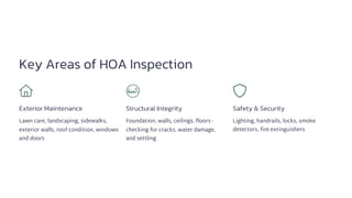 HOA Inspection Checklist with eAuditor Audits & Inspections | PDF