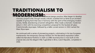 Development of international style | PPTX