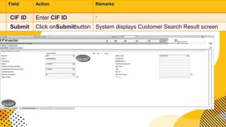 HOAACSB - SAVING ACCOUNT OPENING IN FINACLE - MODIFY | PPTX